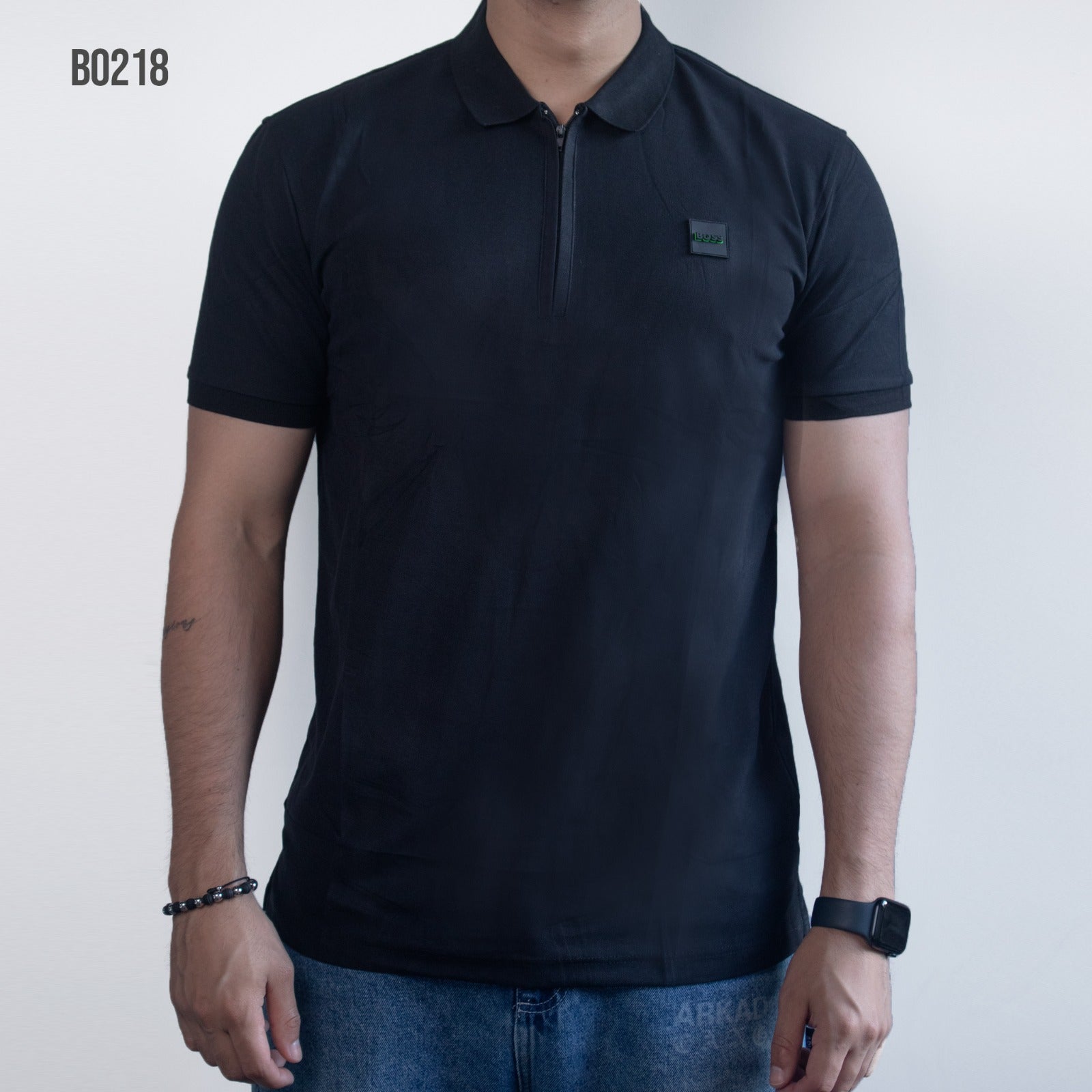 Camiseta BO218# Tipo Polo Negra Para hombre – Tisan Shop Store