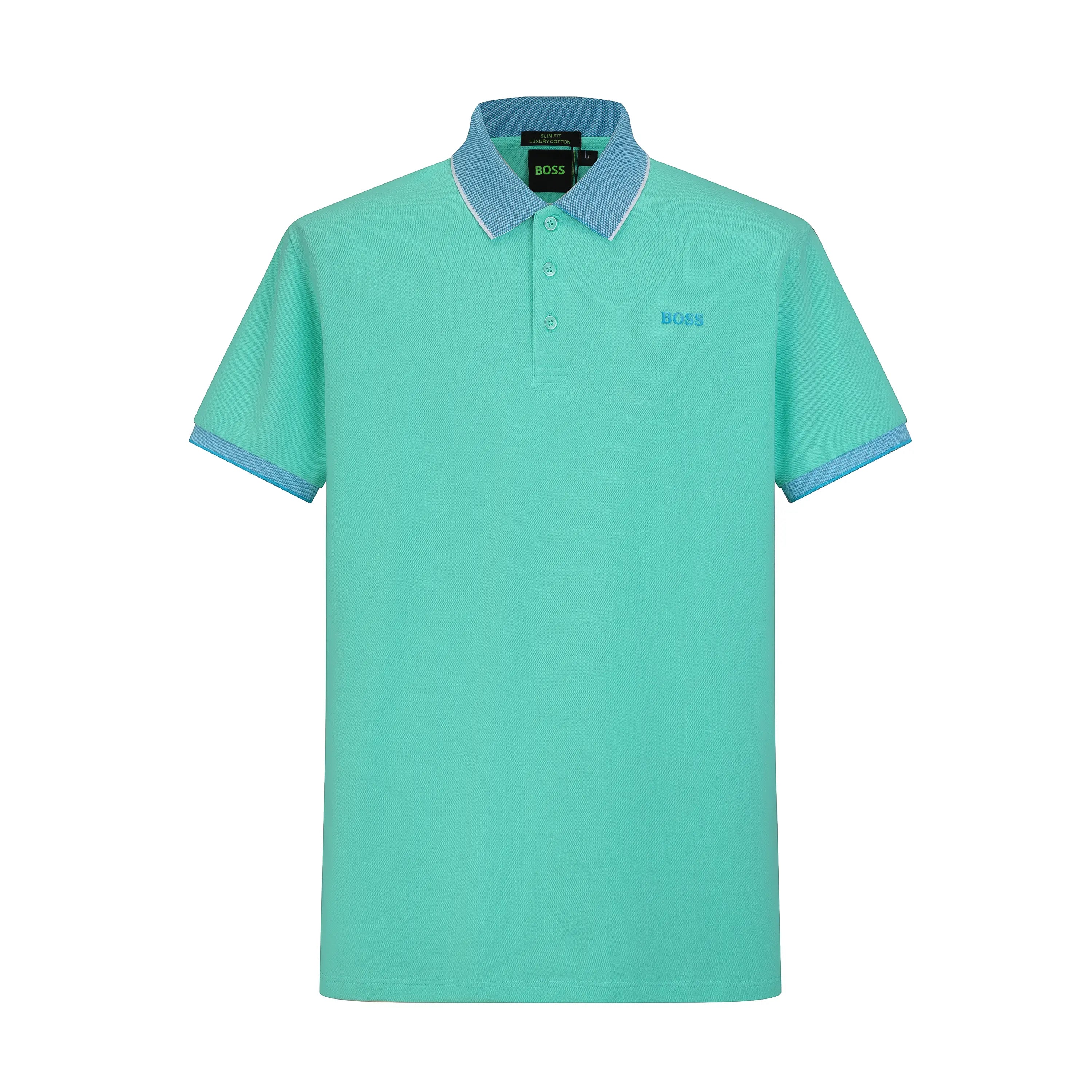 Camiseta 58174 Tipo Polo Turquesa Para Hombre – Tisan Shop Store